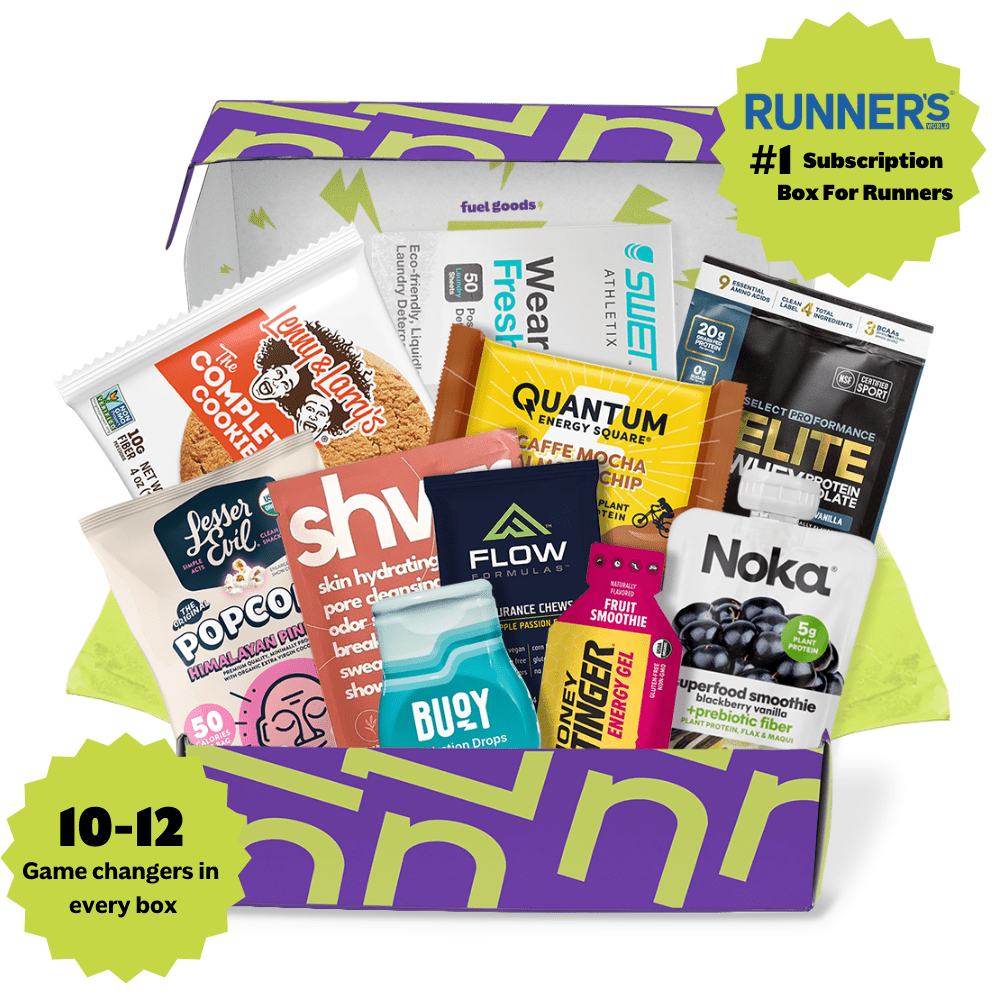 The RunnerBox® - Best Subscription Box for Runners | Fuel Goods